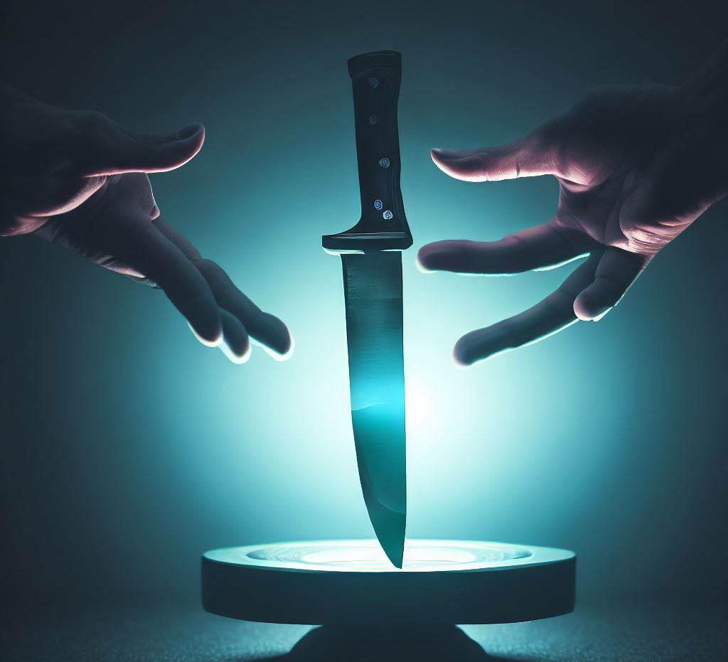 The Art of Knife Balancing: Precision, Control | Di'Casteel