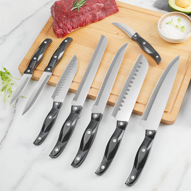 Complete Knives Set With Block Storage | Di'Casteel