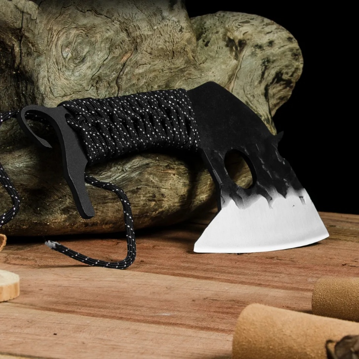 Mini Axe Outdoor Hatchet Paracord DC-106 | Di'Casteel