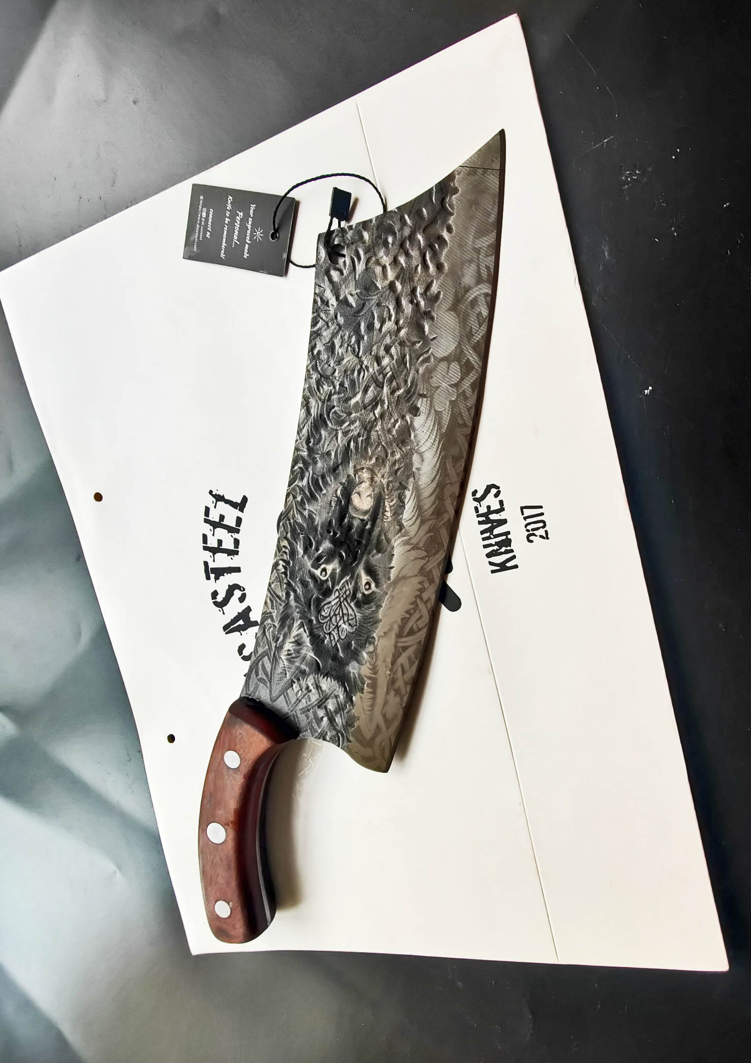 Wilderness in Your Kitchen with Long Cleaver Knife 10 Inch Wolf ...