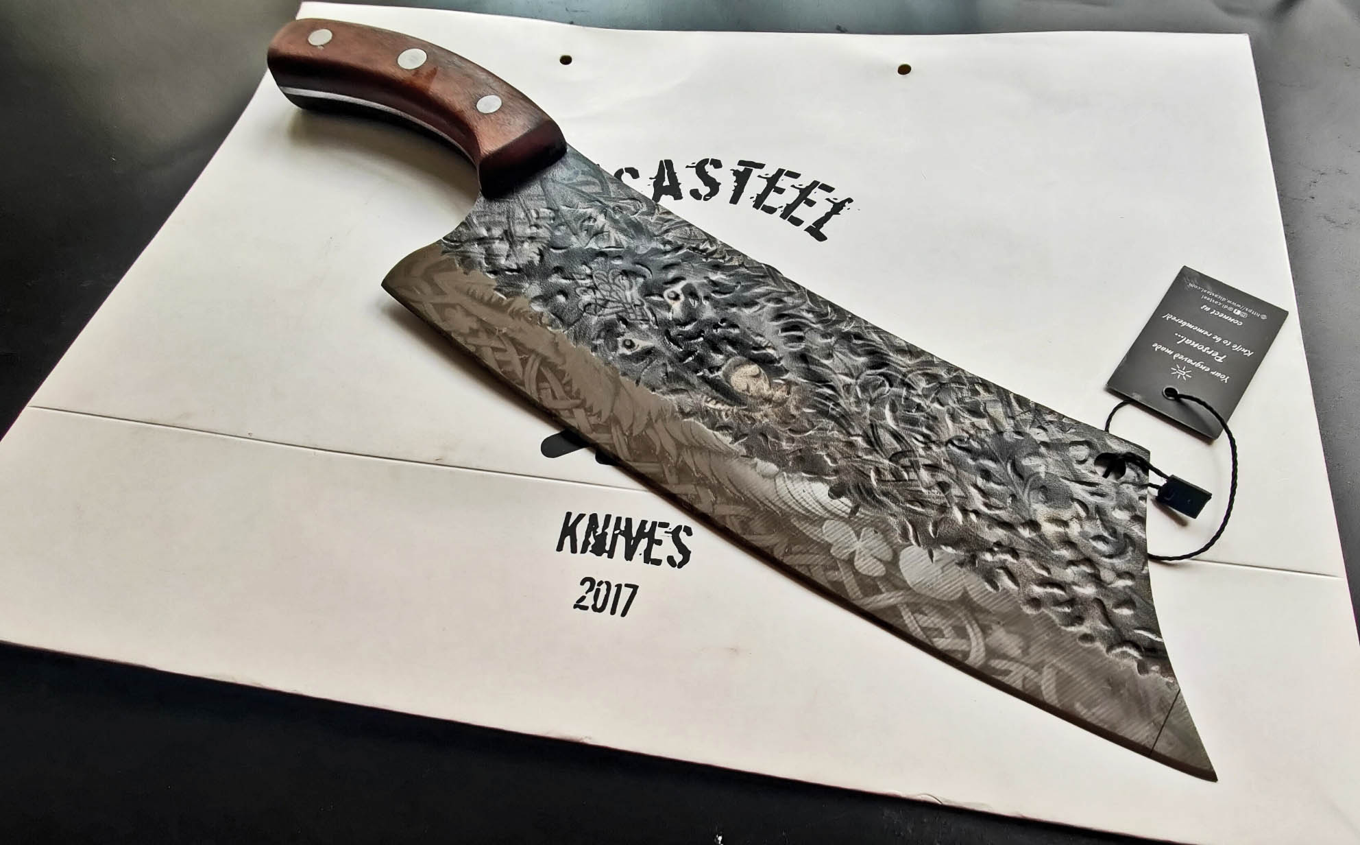 Wilderness in Your Kitchen with Long Cleaver Knife 10 Inch Wolf ...