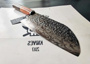 Santoku Forged Knife with Shamrock Engraving: A Touch of Luck in Your ...